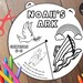 Noahs Ark Coloring Wheel Printable Bible Activity Kids Bible - Etsy UK