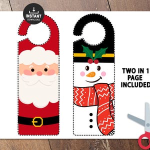 Christmas Bookmark, Printable Bookmarks, Christmas Bookmarks, Cute ...