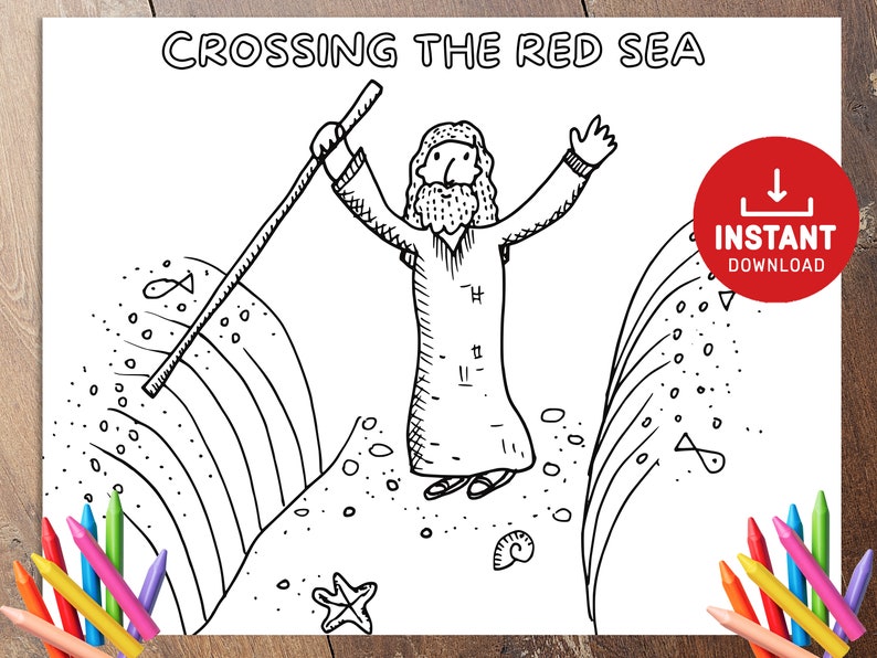 Crossing the Red Sea Craft, Bible Activity, Sunday Activities, Bible ...