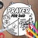 Father's Day, Prayer for Dad, Coloring Wheel, Bible Craft for Dad ...