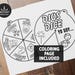 God Says I Am Coloring Wheel, Printable Bible Activity, Kids Bible ...