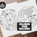 Earth Day Coloring Wheel, Earth Day Activity, Earth Day Preschool ...