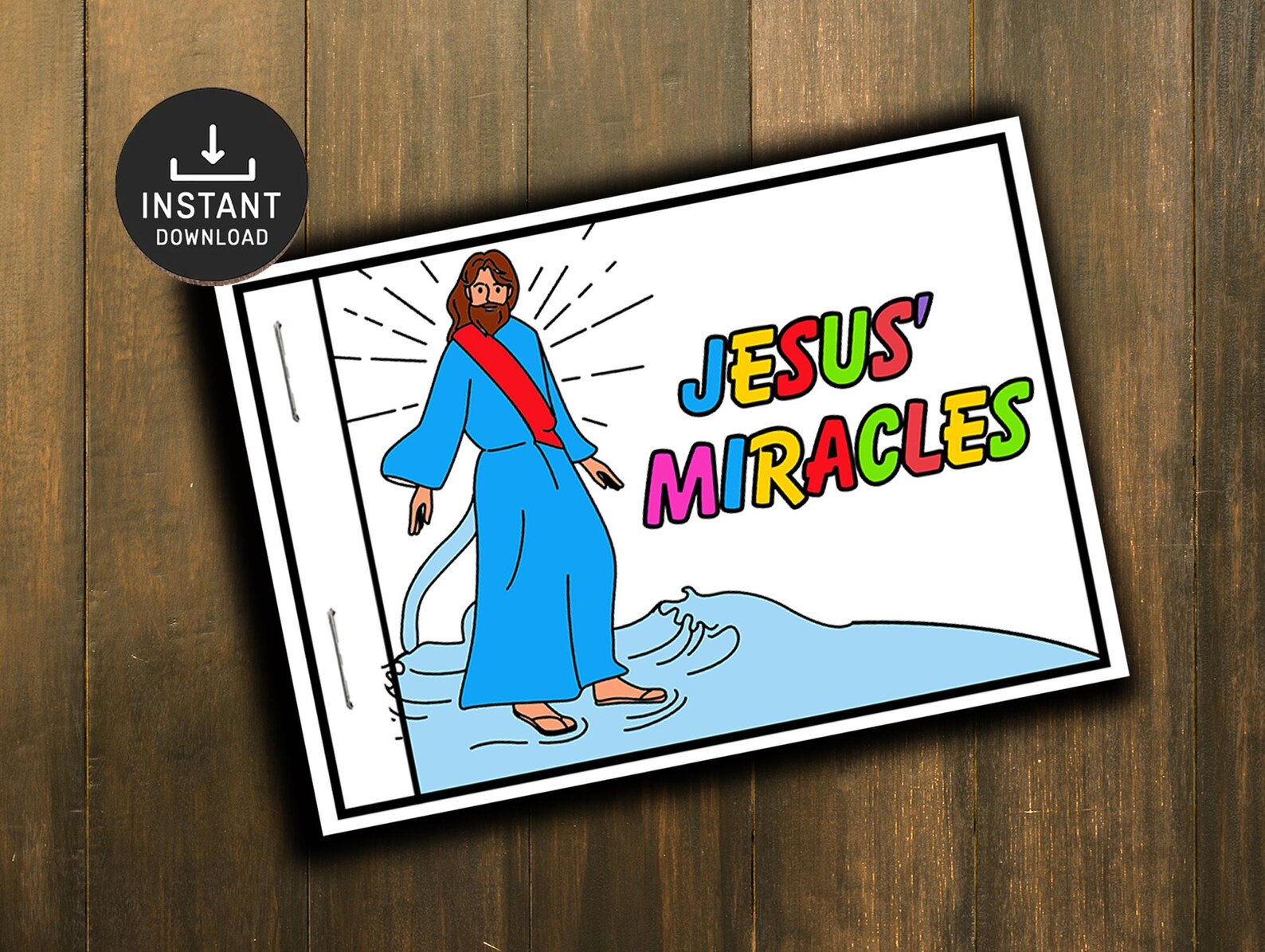 Jesus Miracles Mini Book, Bible Activity, Sunday School Activities ...