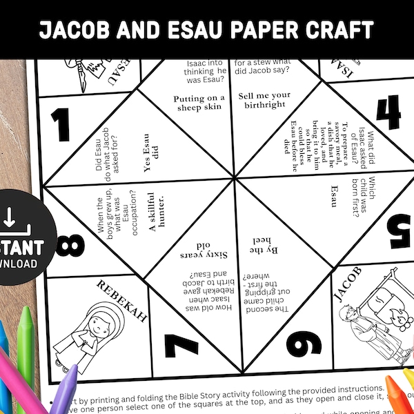 Jacob and Esau - Etsy