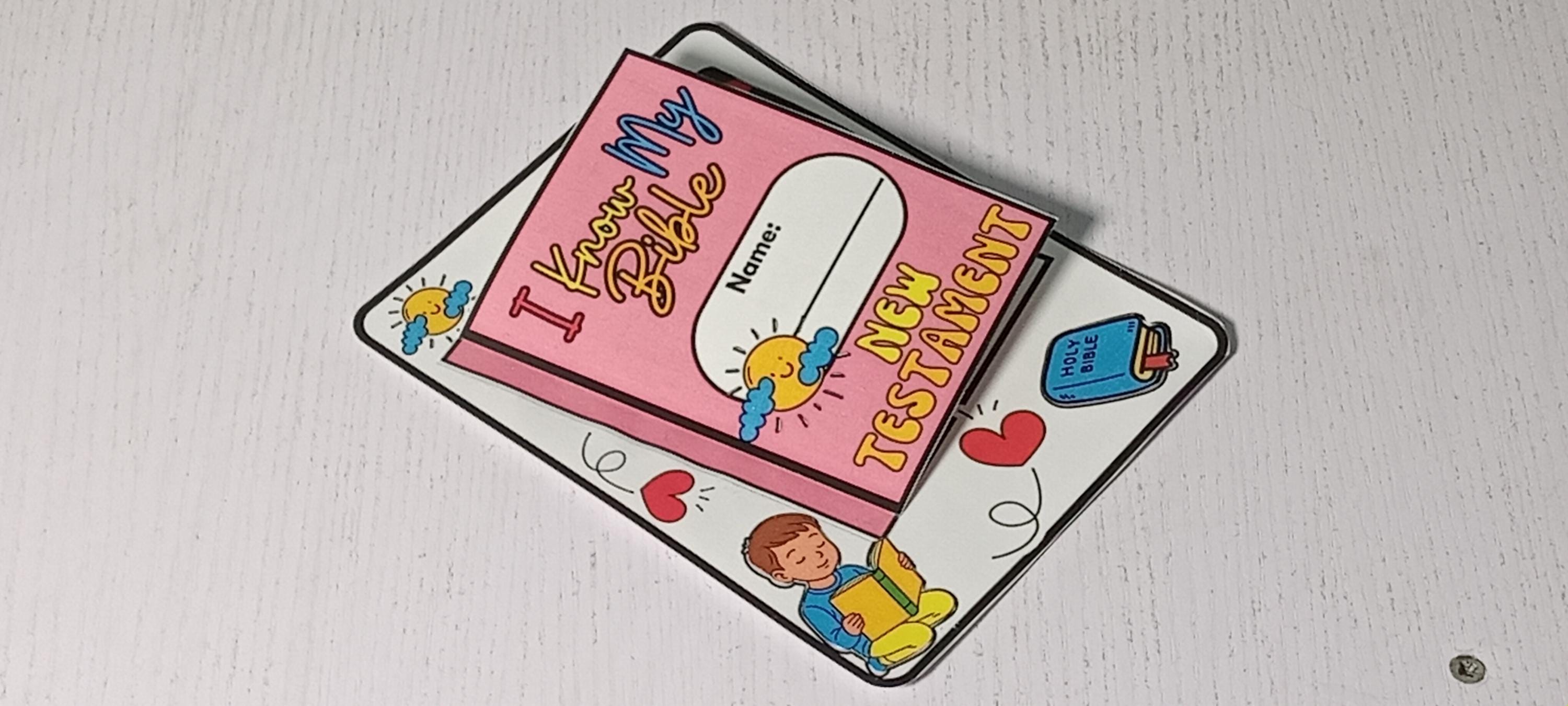 Books of the Bible Mini Book, Old & New Testament, Bible Activity, Kids ...