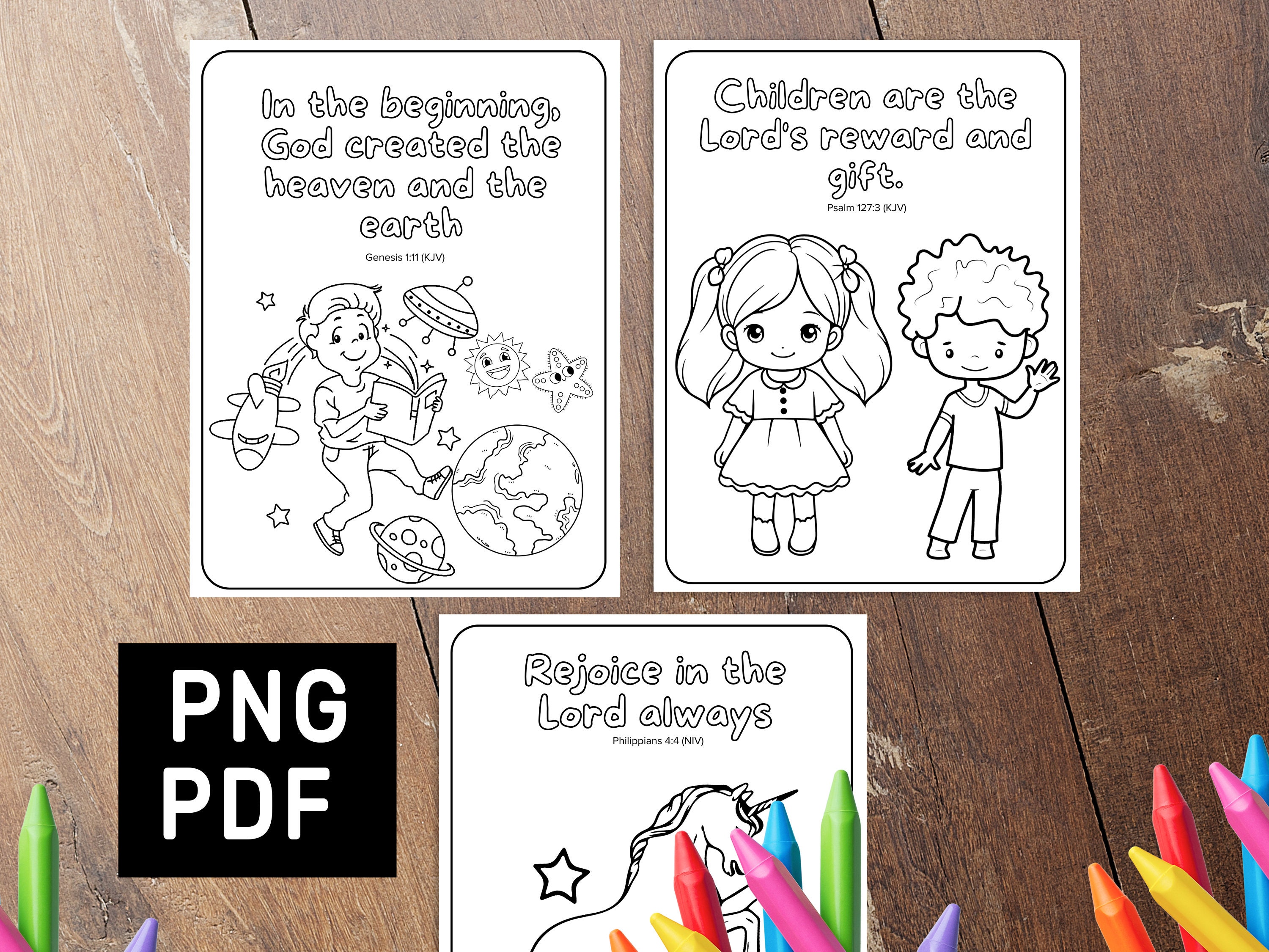 Bible Verse Coloring Pages for Preschoolers, Preschool Bible Verses ...