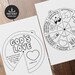 Gods Love Scripture Coloring Wheel, Printable Bible Valentine Activity ...