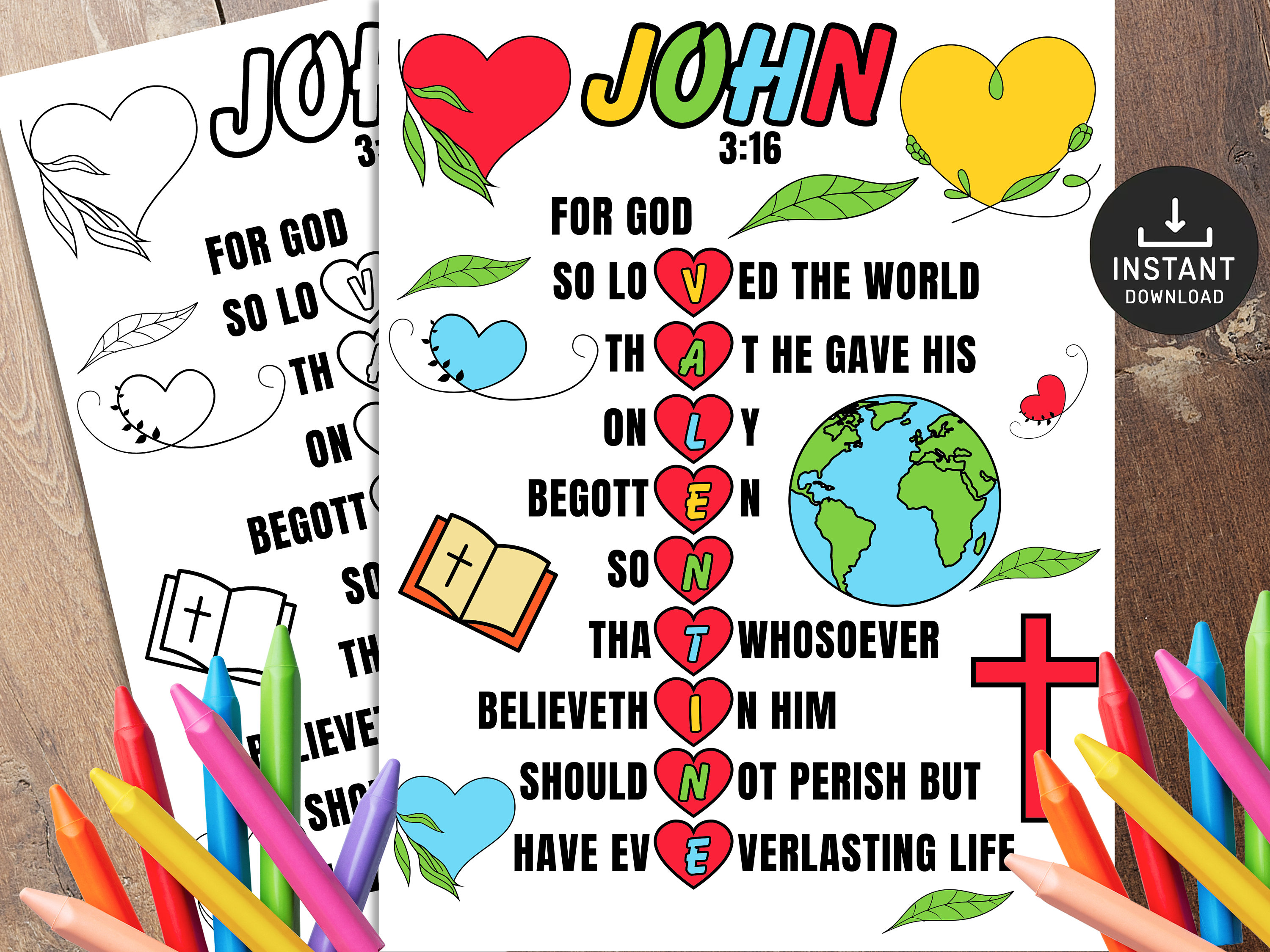 Printable Valentine Bible Verse, Scripture, Love, Valentine Day ...