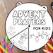Advent Prayers Coloring Wheel, Bible Activity, Kids Bible Lesson ...