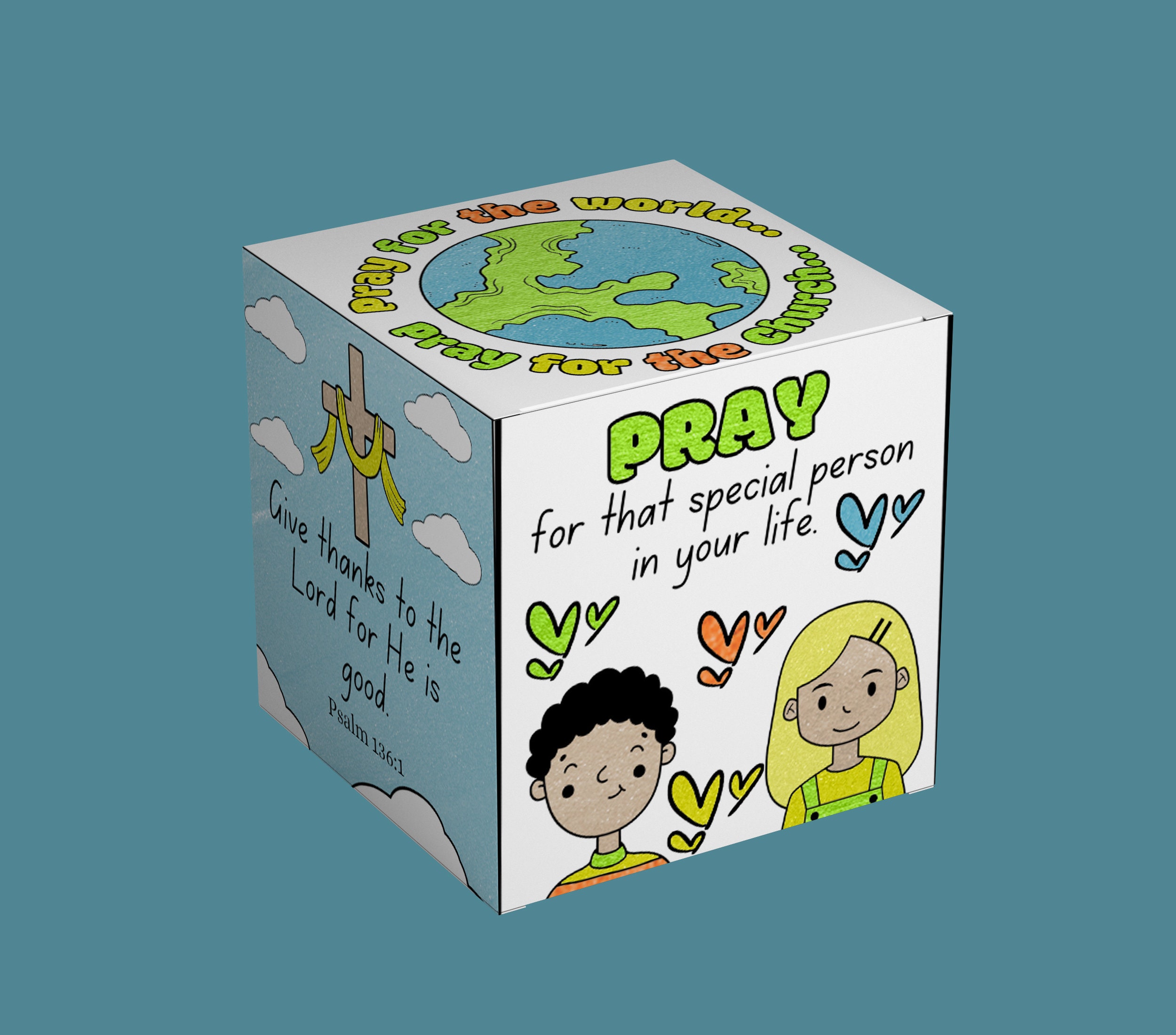 Prayer Cube Christian Crafts Crafts for Kids Printable - Etsy UK