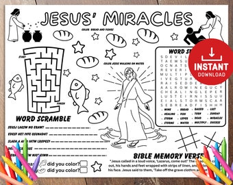 Ten Lepers, Jesus Heals, Sunday School Activities, Miracles of Jesus ...