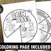 Cain and Abel Coloring Wheel, Bible Lesson Kids, Bible Lesson, Memory ...