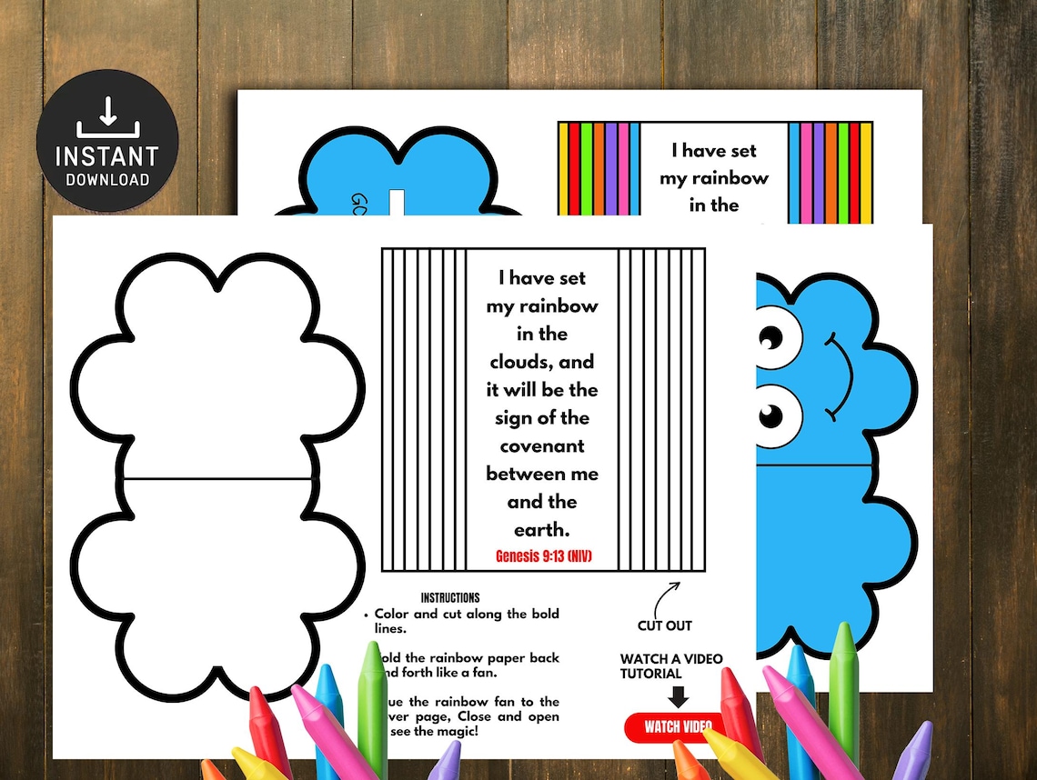 God Keeps His Promises Craft , Bible Activity, Kids Bible Lesson ...