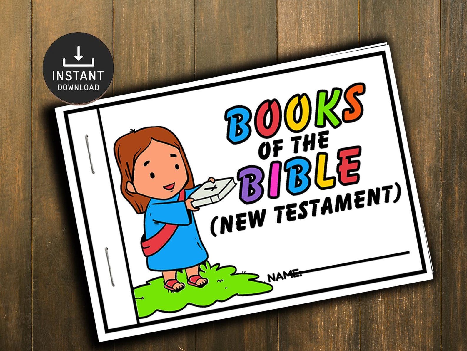 Books of the Bible, New Testament Mini Book, Printable Bible Activity ...