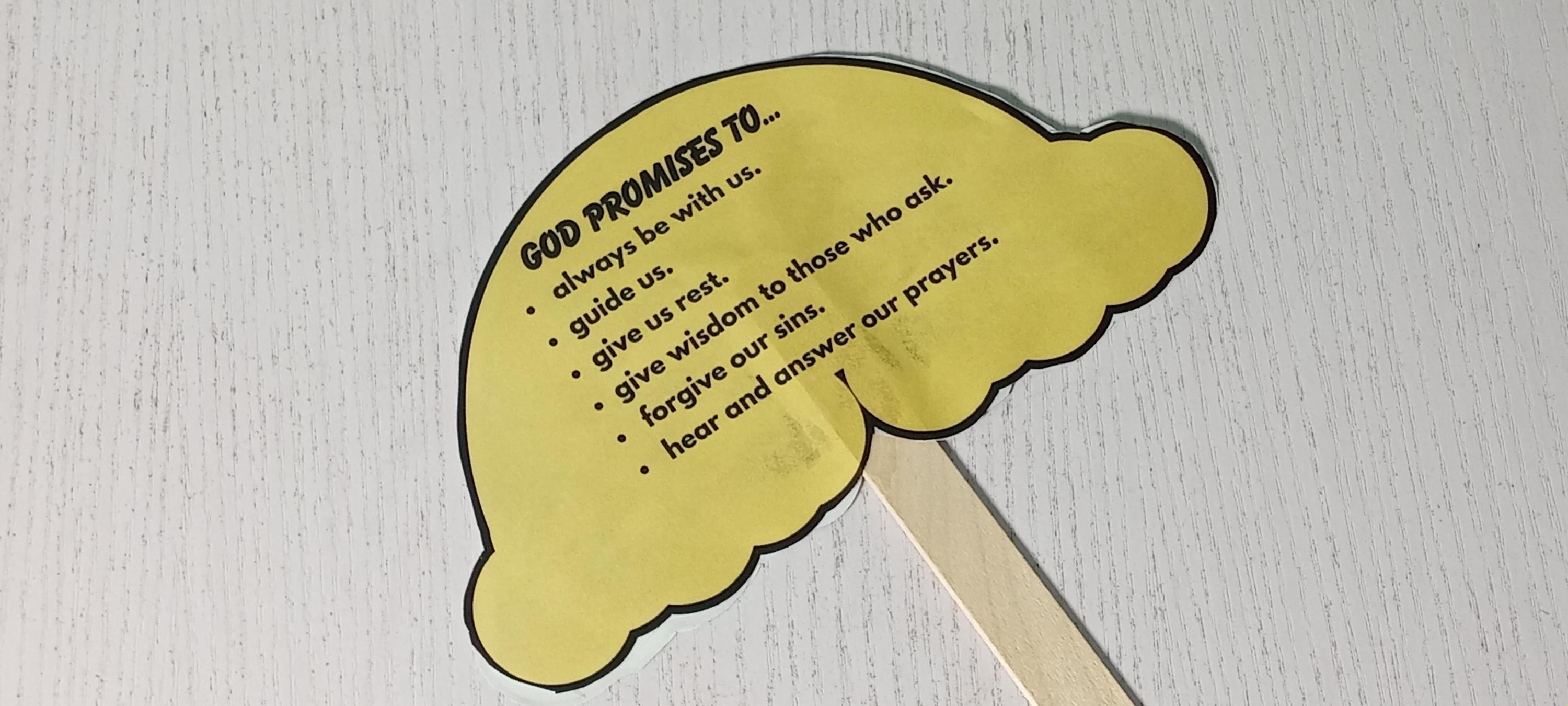 God's Promises Rainbow Fan Craft, Sunday School Lessons, Bible Activity ...