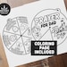 Father's Day, Prayer for Dad, Coloring Wheel, Bible Craft for Dad ...