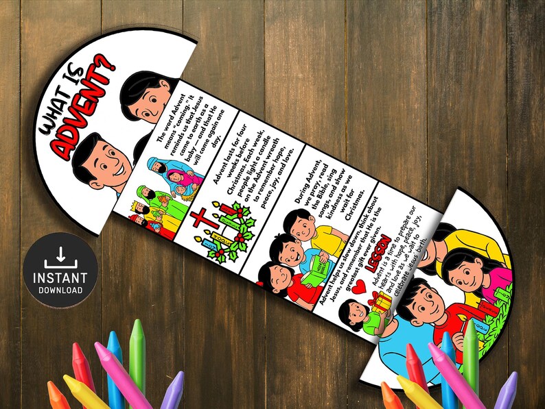 Advent Bible Lesson Craft, Memory Game, Sunday School Activity (digital ...