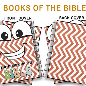 Books of the Bible Flip Book, Old and New Testament, 66 Books, Bible ...