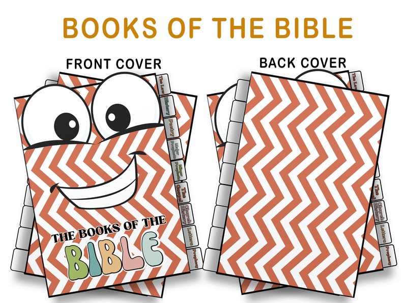 Books of the Bible Flip Book Old and New Testament 66 Books - Etsy