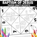 Baptism of Jesus Craft, Jesus Baptized, Fortune Teller, Cootie Catcher ...