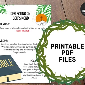 Lent Bible Lesson, Lent Preparation Lesson for Kids, Jesus 40 Days in ...