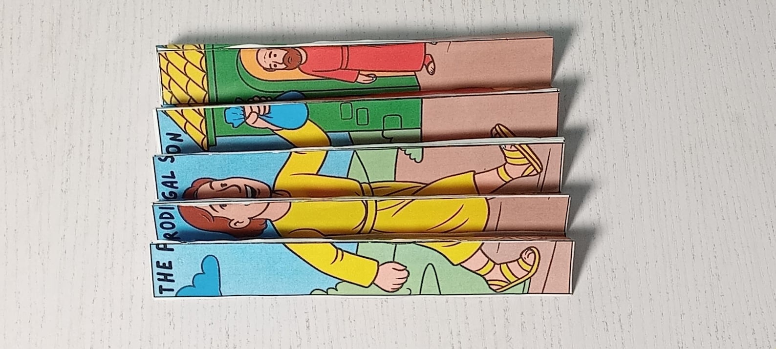 The Prodigal Son Agamograph, Bible Story Craft, Bible Lesson, Bible ...