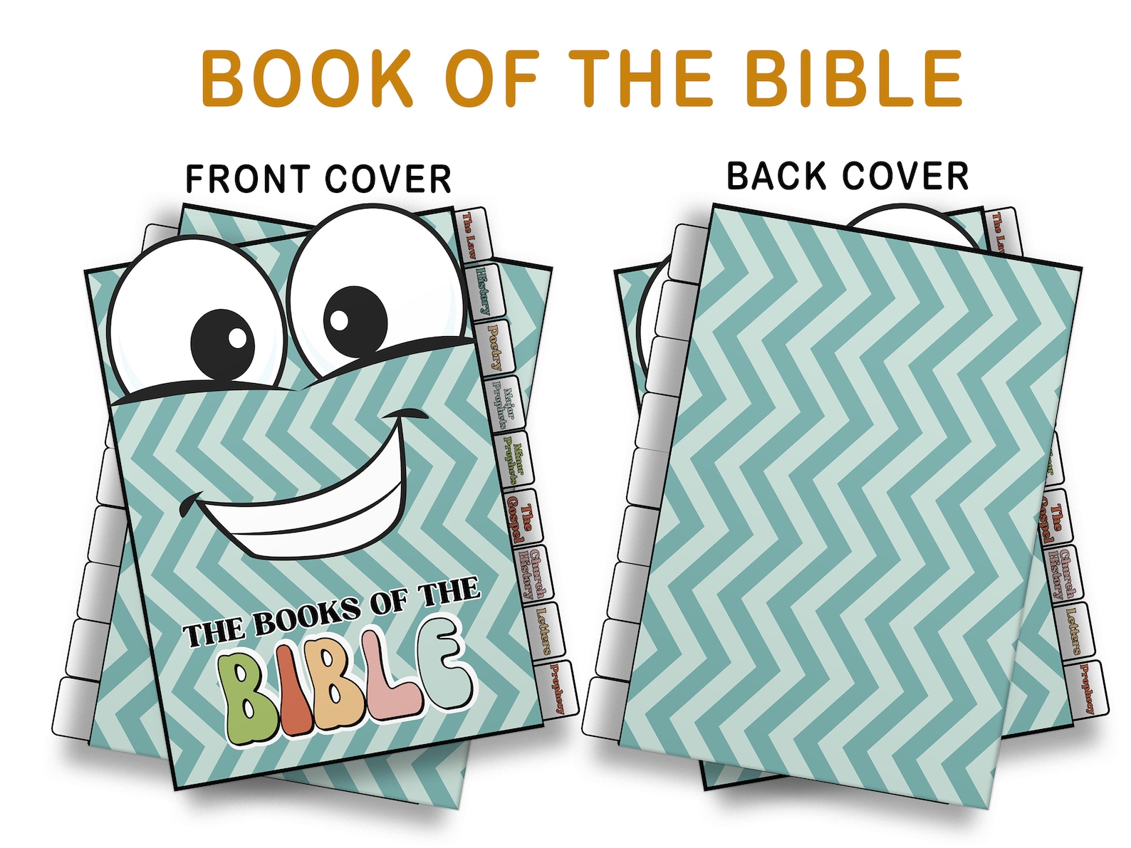 Books of the Bible Flip Book, Old and New Testament, 66 Books, Bible ...