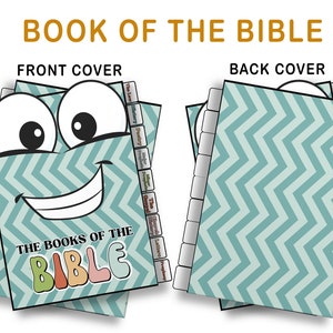Books of the Bible Flip Book, Old and New Testament, 66 Books, Bible ...