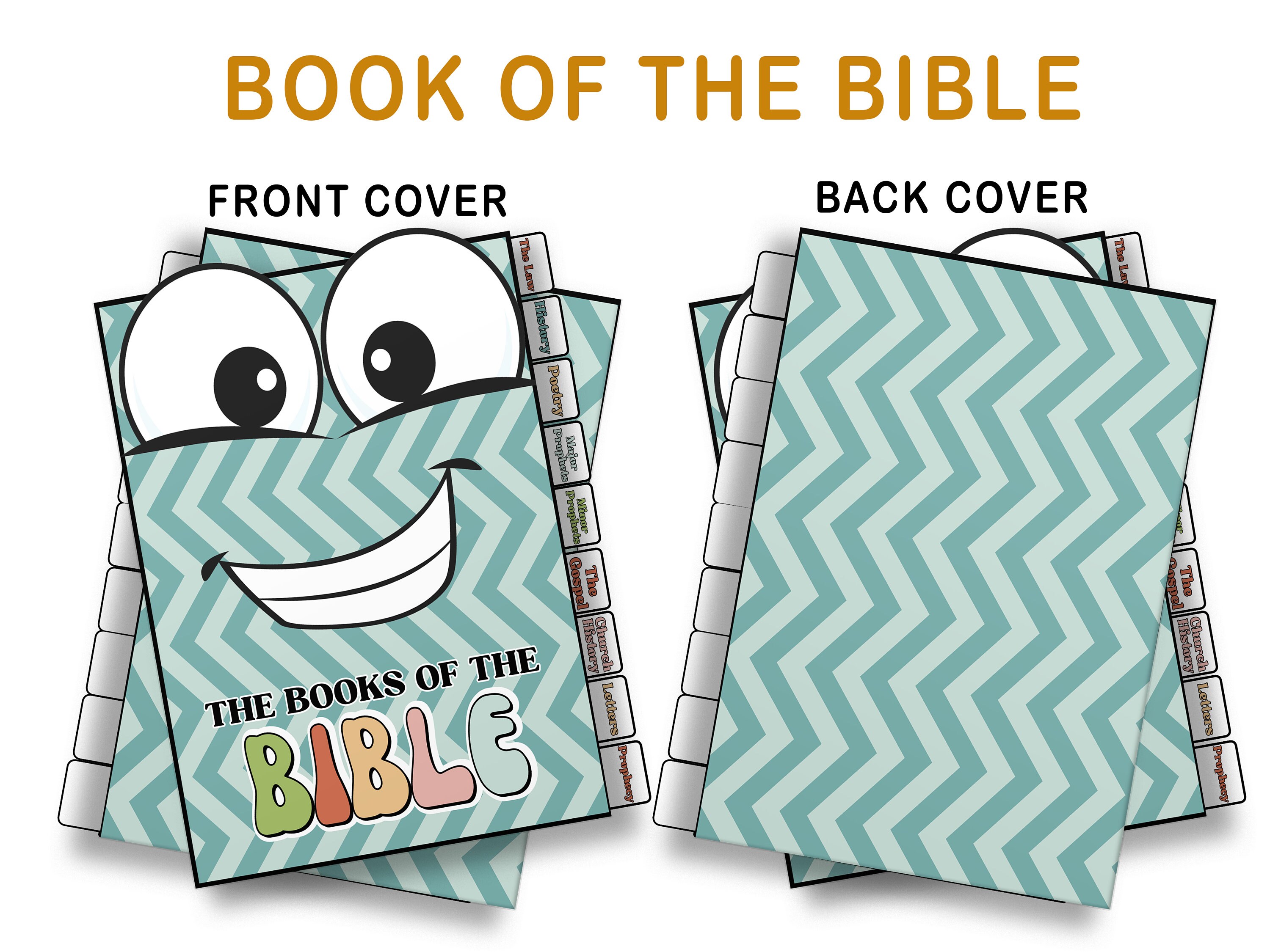 Books of the Bible Flip Book, Old and New Testament, 66 Books, Bible ...