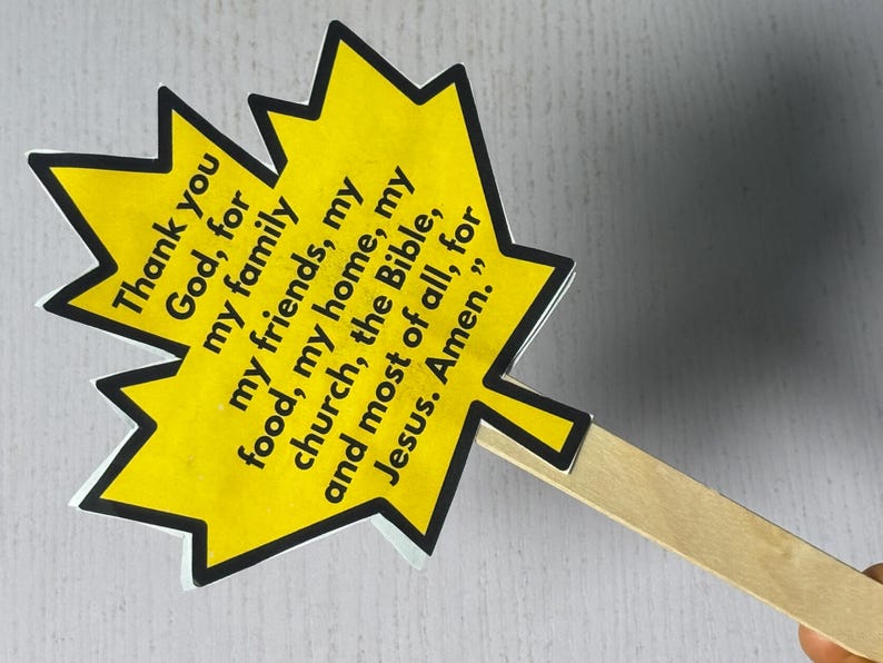 Thanksgiving Prayer for Kids, Halloween Craft, Sunday School Craft ...