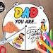 Father's Day Coloring Wheel, Bible Craft for Dad, Sunday School Craft ...