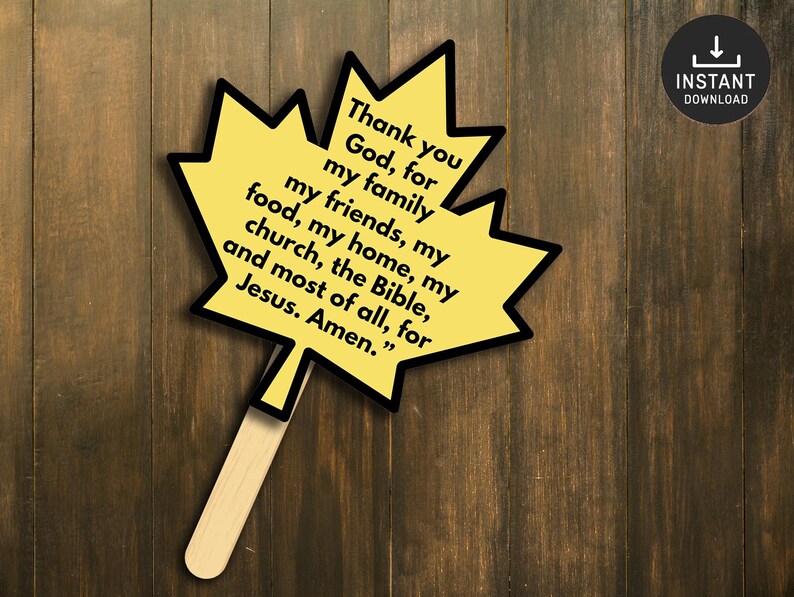 Thanksgiving Prayer for Kids, Halloween Craft, Sunday School Craft ...