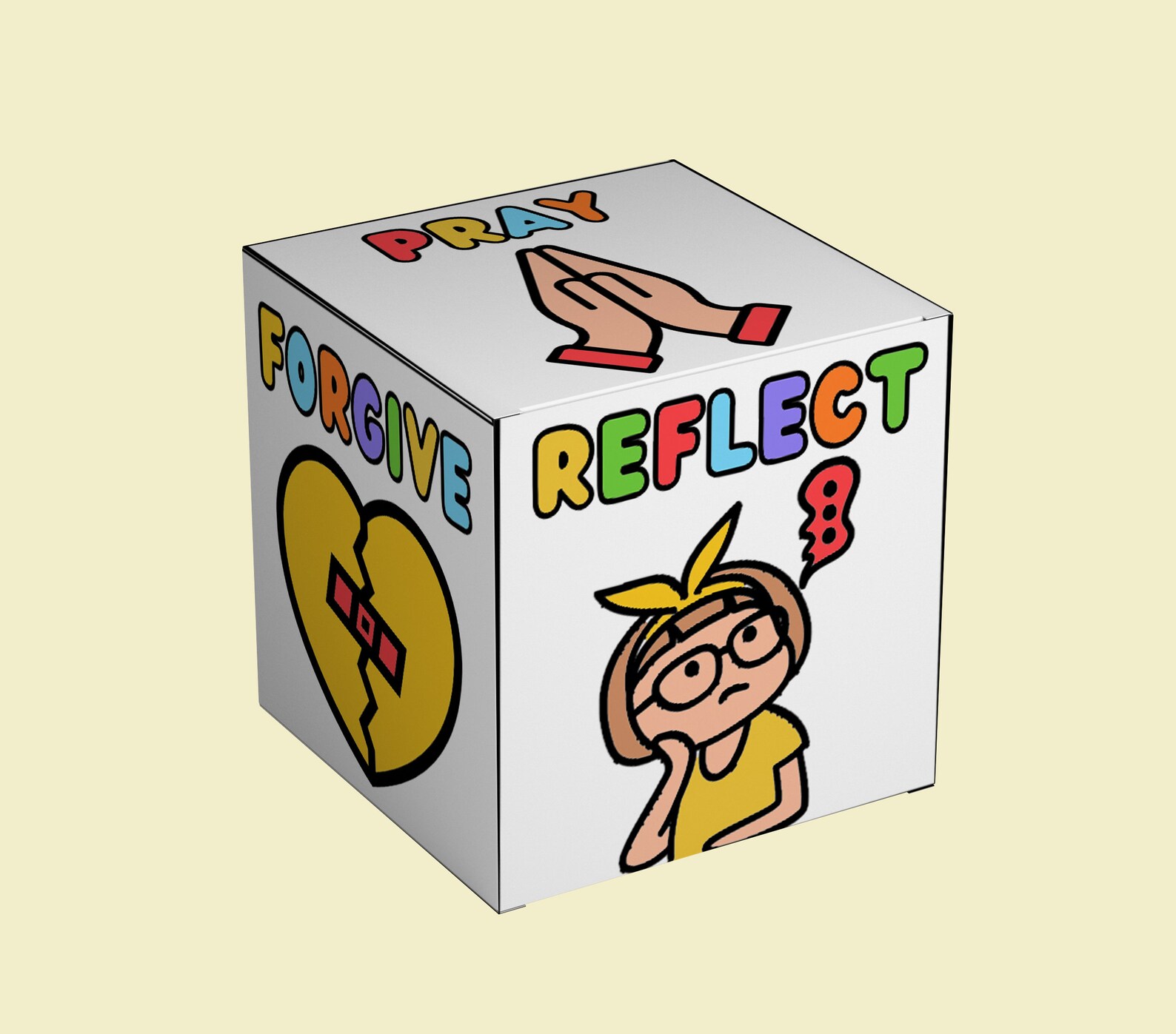 Lent Cube With Bible Reading Plan and Lent Activity Ideas. Print ...