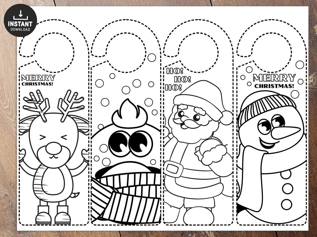 Christmas Bookmark, Printable Bookmarks, Christmas Bookmarks, Cute ...