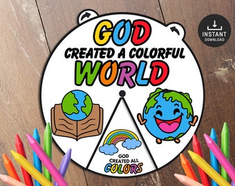God's Creation Scavenger Hunt, Sunday School Activity, Christian Kids ...