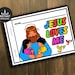 Jesus Loves Me Mini Book, Printable Bible Activity, Watercolor, Kids ...