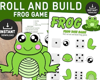 What's Your Frog Name, Frog Game for Kids Printable, Frog Name ...