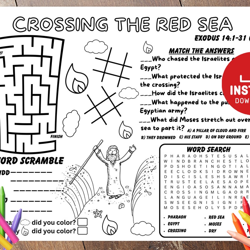 Moses Red Sea - Etsy