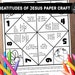 Beatitudes of Jesus Bible Story Activity, Sunday School Craft, Fortune ...