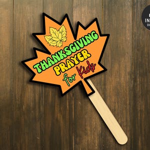 Thanksgiving Prayer for Kids, Halloween Craft, Sunday School Craft ...
