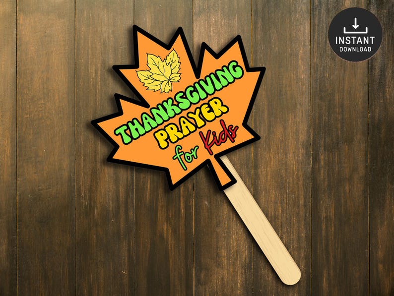 Thanksgiving Prayer for Kids, Halloween Craft, Sunday School Craft ...