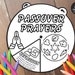 Passover Prayers Coloring Wheel, Passover Craft, Passover Activity ...