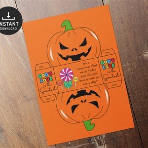 God's Love Craft Activity, Christian Halloween Bible Craft Activity ...