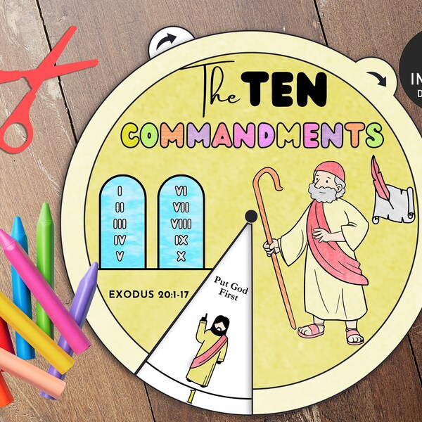Ten Commandments - Etsy