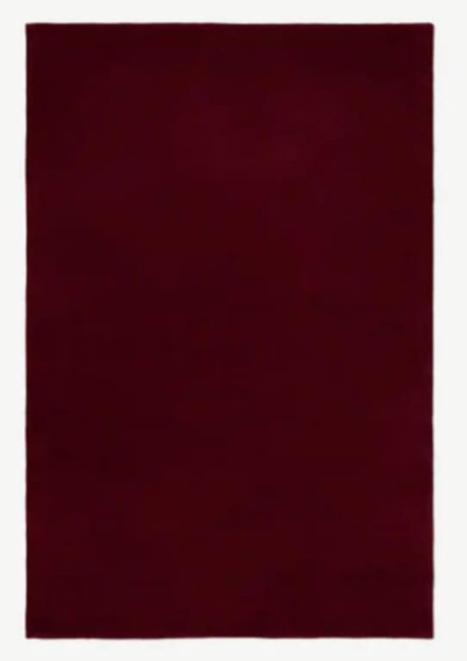 8x10 Burgundy Wool Rug for Living Room Bedroom Solid Plain Maroon Rug ...
