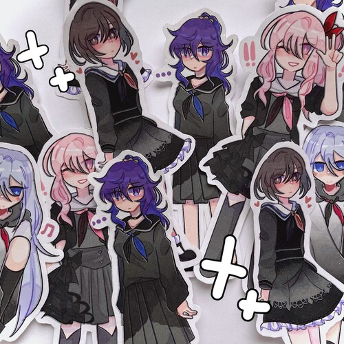 Nightcord at 25:00 PRSK Holo Stickers - Etsy UK