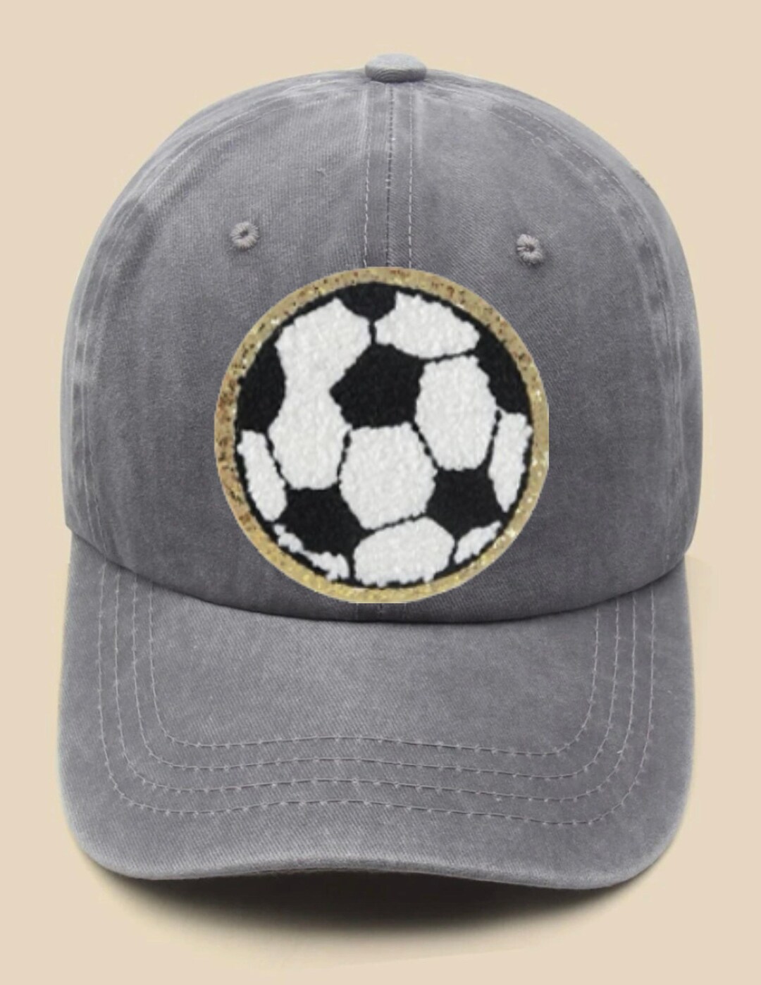 Distressed Grey Soccer Trucker Cap Soccer Hat Soccer Mom - Etsy