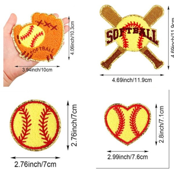 Softball Iron On - Etsy