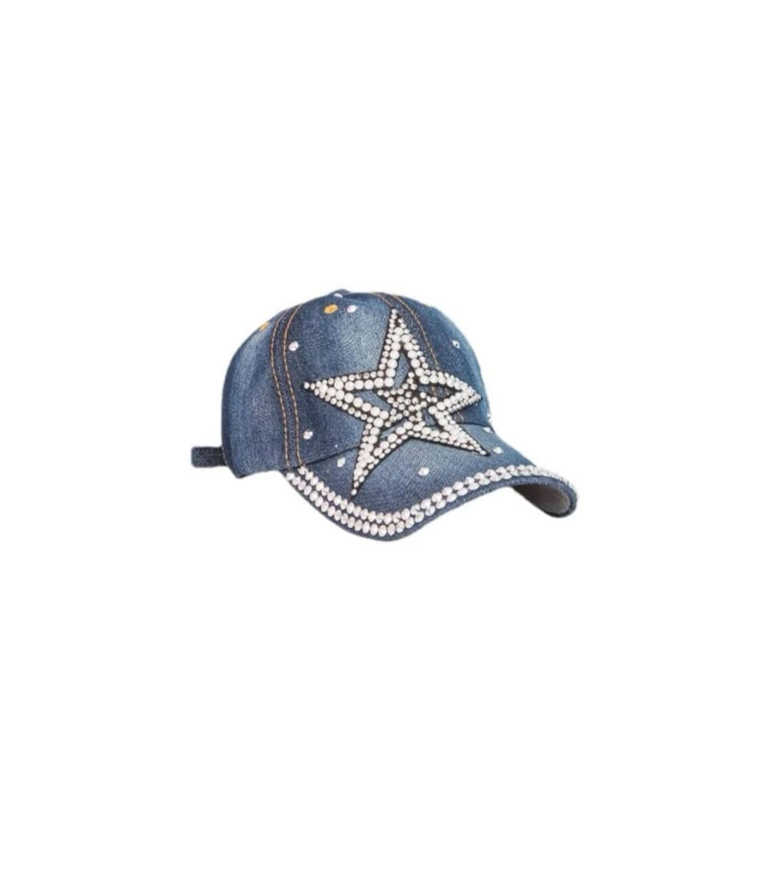 Rhinestone Star Baseball Cap Bling Cap Rhinestone Studded Cap Fancy ...