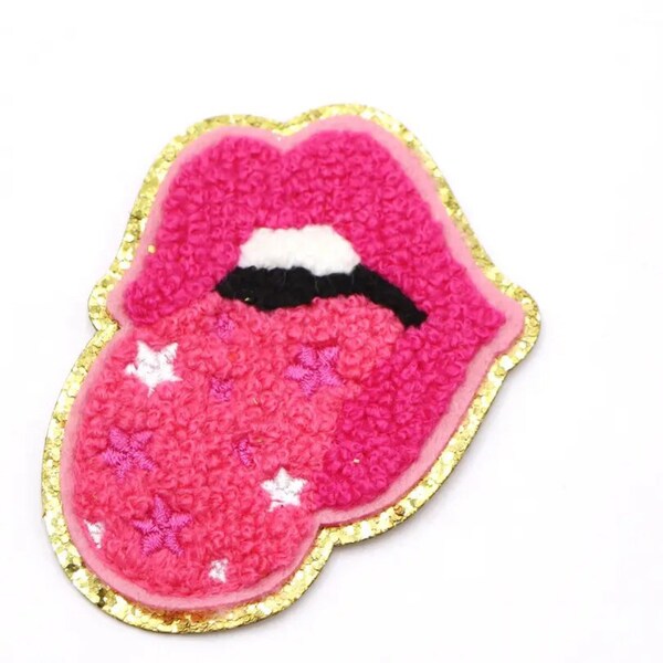 Lips Patch - Etsy